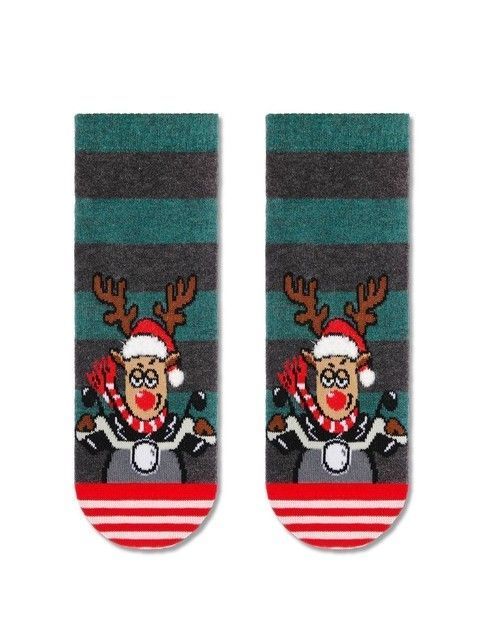 Christmas socks "Rudolph" with a fluffy thread - Official online store ...