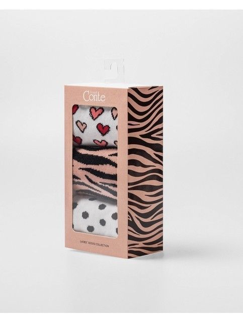 Socks in a gift box (3 pairs) - Official online store Conte